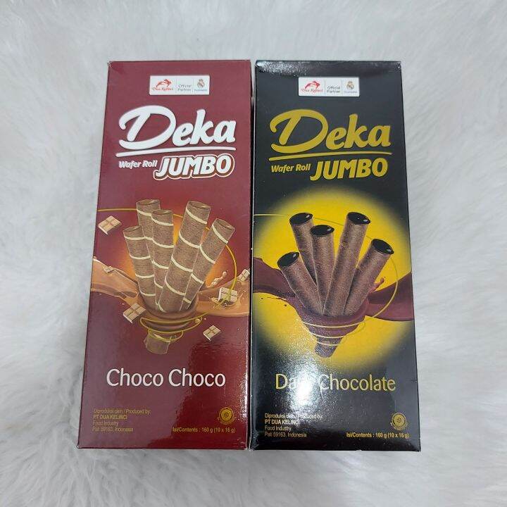 Deka Wafer Roll Choco/Dark Chocolate 160g | Lazada PH