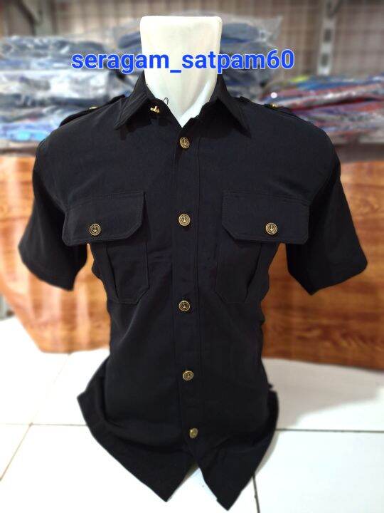 Baju Seragam Satpam Security Safari Hitam terbaru | Lazada Indonesia