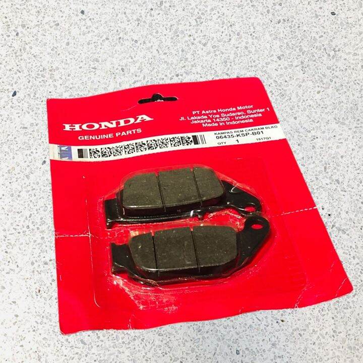 Brake Pad Rear Honda GTR 150,RS 150,CRF 150,CBR 150, Suzuki Gixxer150 ...