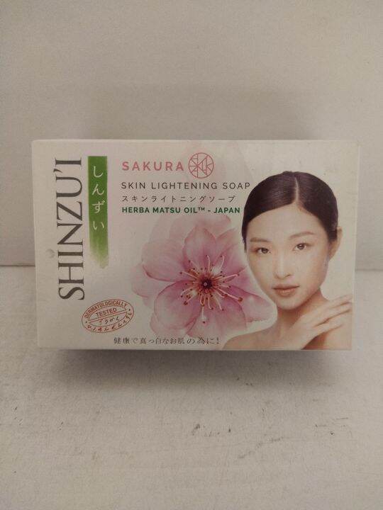 SHINZUI sabun batang 80g Sakura skin lightening soap. | Lazada Indonesia