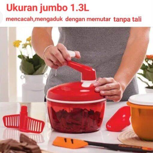 Quick Chef Mencacah dan mengaduk ukuran jumbo 1.3L | Lazada Indonesia