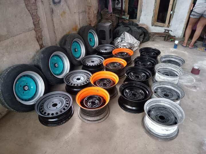 VELG KALENG CELONG R14 4x114/100 | Lazada Indonesia