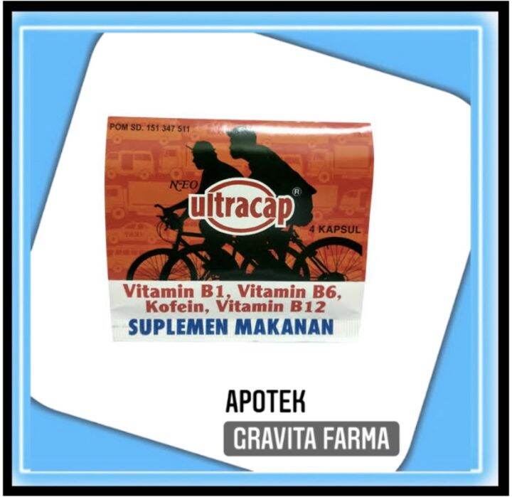 Ultracap suplemen makanan - strip isi 4 | Lazada Indonesia