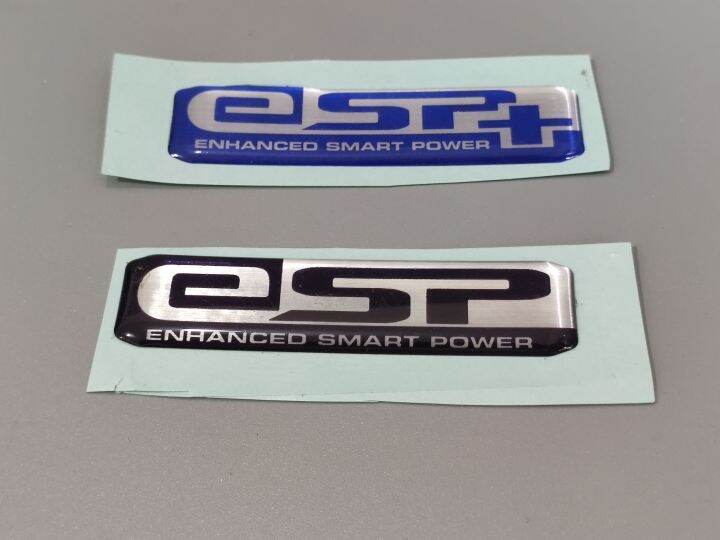 LOGO STIKER ESP HITAM ESP+ BIRU | Lazada Indonesia