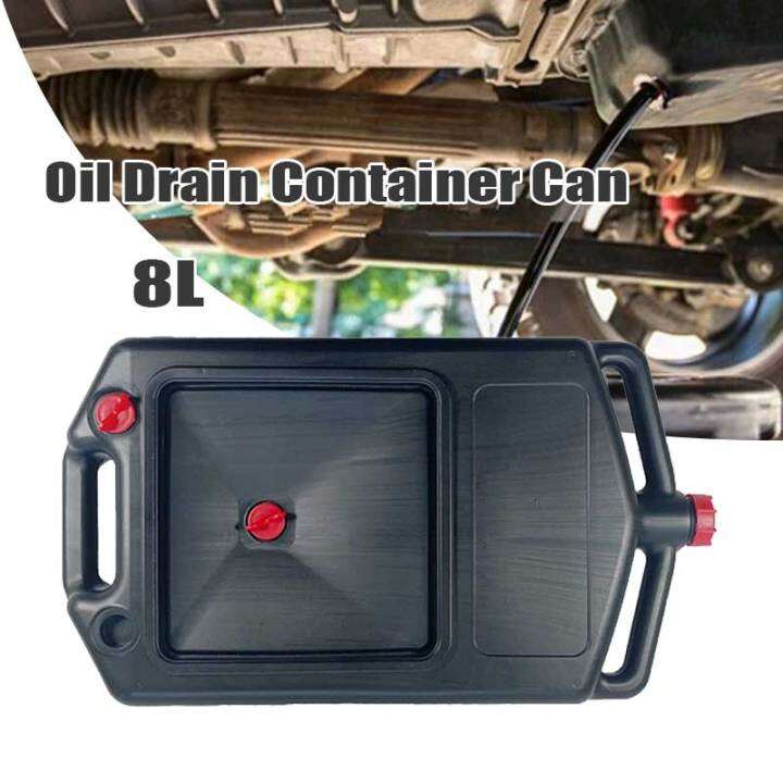 Universal 15L Oil Drain Container Can Oil Catch Basin Oil Collecting ...