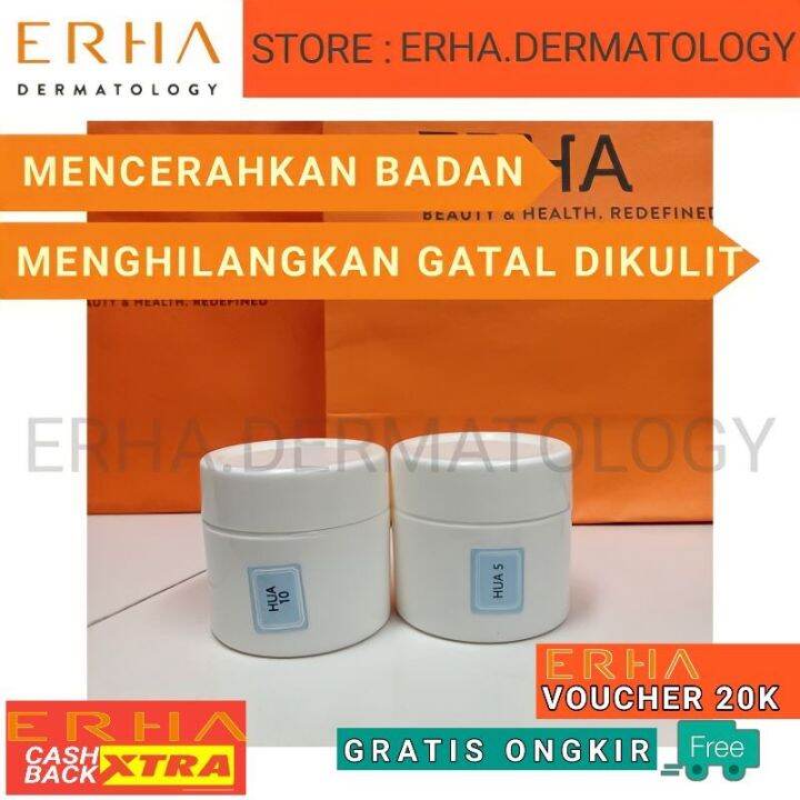 ERHA CREAM | HUA 10 / HUA 5 / BODY BRIGHTENING / CREAM GATAL | Lazada ...