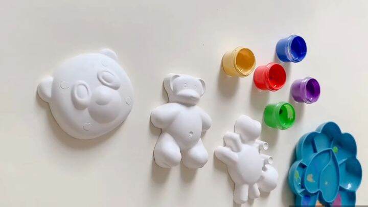 Patung Lukis Anak Diy Gypsum Karakter Mainan Edukasi Paket Melukis Box ...