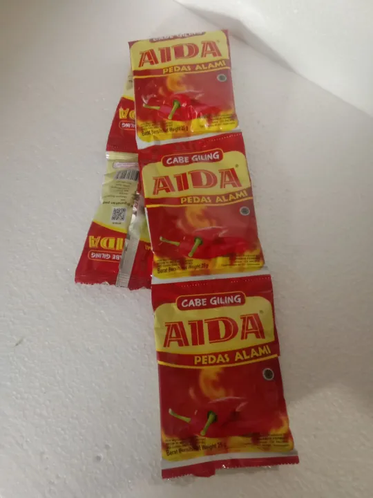 cabe bubuk atau cabe giling Aida 25g | Lazada Indonesia