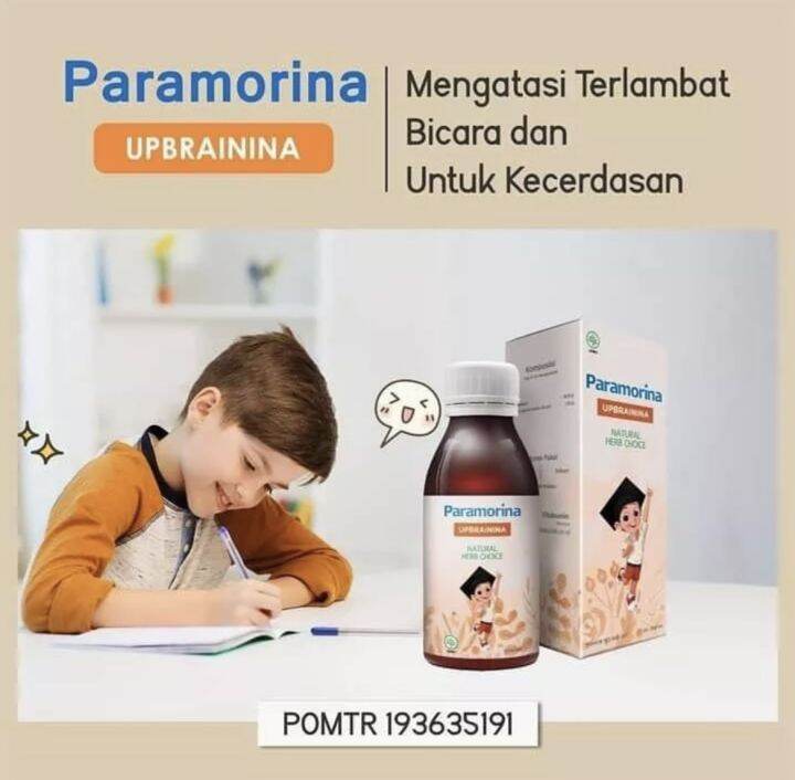 PARAMORINA MELANCARKAN BICARA ANAK, VITAMIN KECERDASAN OTAK UPBRAININA ...