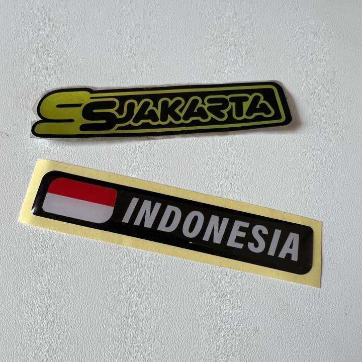 STIKER STICKER EMBLEM INDONESIA PANJANG TIMBUL | Lazada Indonesia