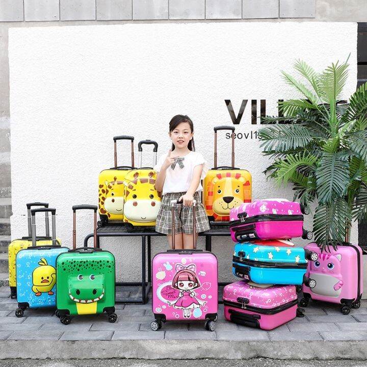 New animal Trolley Case 18 inch children's trolley case cartoon boys ...