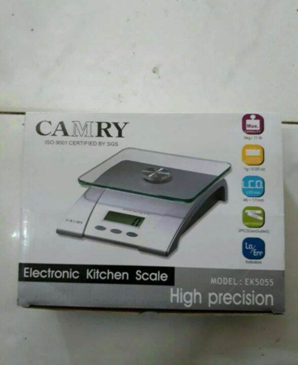 timbangan digital camry kaca scale measure takaran ukuran gram kg ...