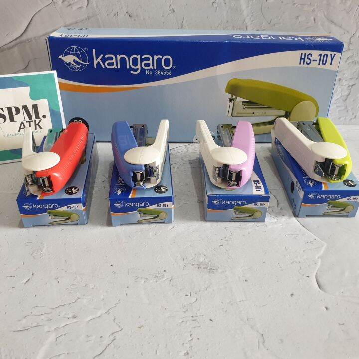 STAPLER KANGARO HS-10Y isi 10pcs | Lazada Indonesia