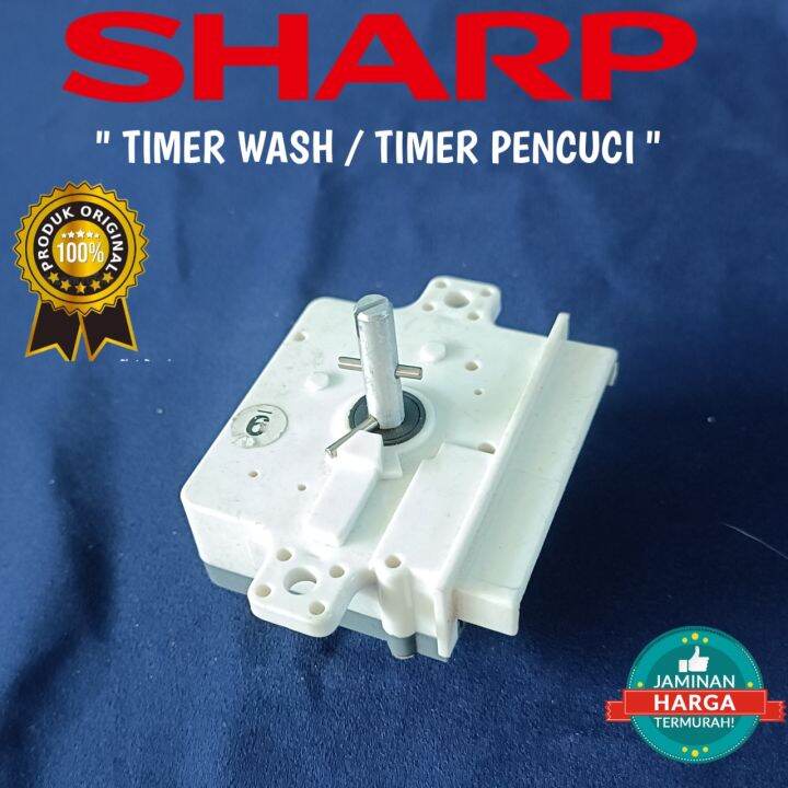 TIMER WASH TIMER PENCUCI MESIN CUCI 2 TABUNG SHARP ORIGINAL | Lazada ...
