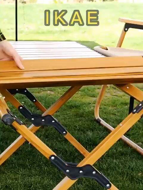 IKAE Black tables folding sale Outdoor Camping dining table coffee home ...