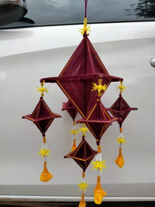 ตุงอีสาน ธุงอีสาน ธุงใยแมงมุมสีแดง | Lazada.co.th