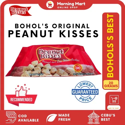 Peanut Kisses 20 grams | Bohol's Best Pasalubong | Ready to Eat Snacks ...