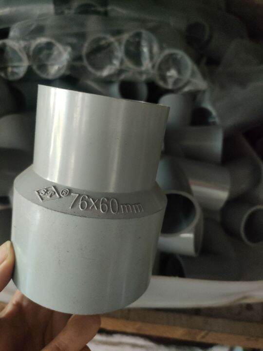 NỐI GIẢM ỐNG NHỰA PVC 76/60- BẦU GIẢM ỐNG NHỰA PVC 76/60 | Lazada.vn