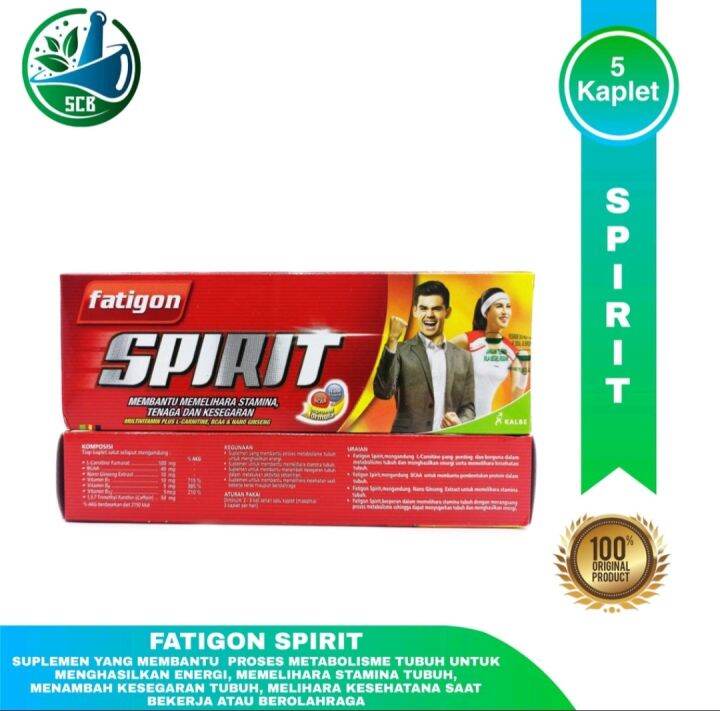 Fatigon Spirit - Multivitamin Untuk Menjaga Stamina,Tenaga & Kesehatan ...
