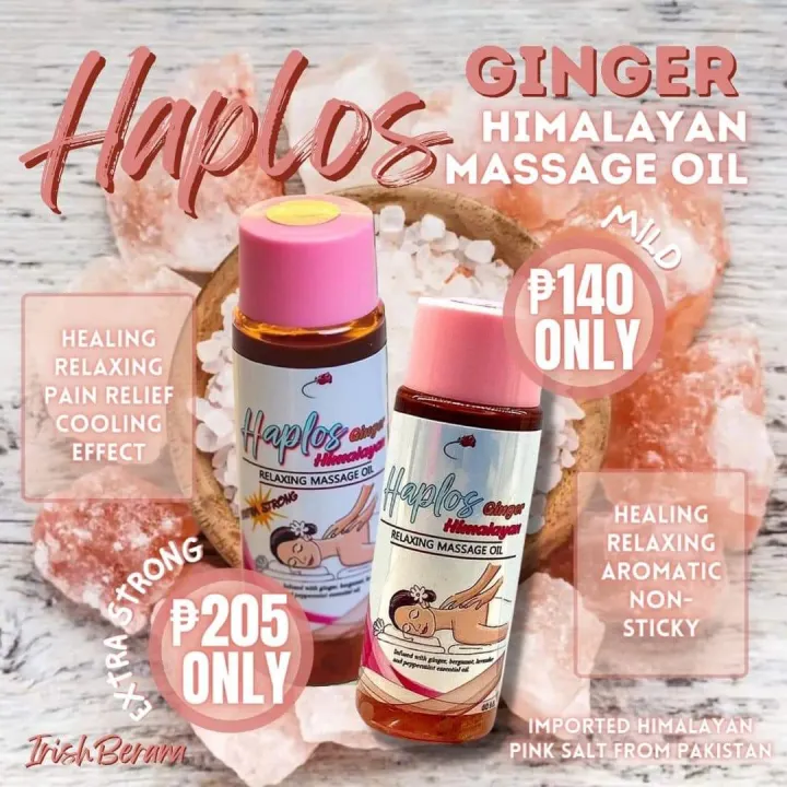 Haplos Ginger Himalayan Relaxing Massage Oil 60ml | Lazada PH