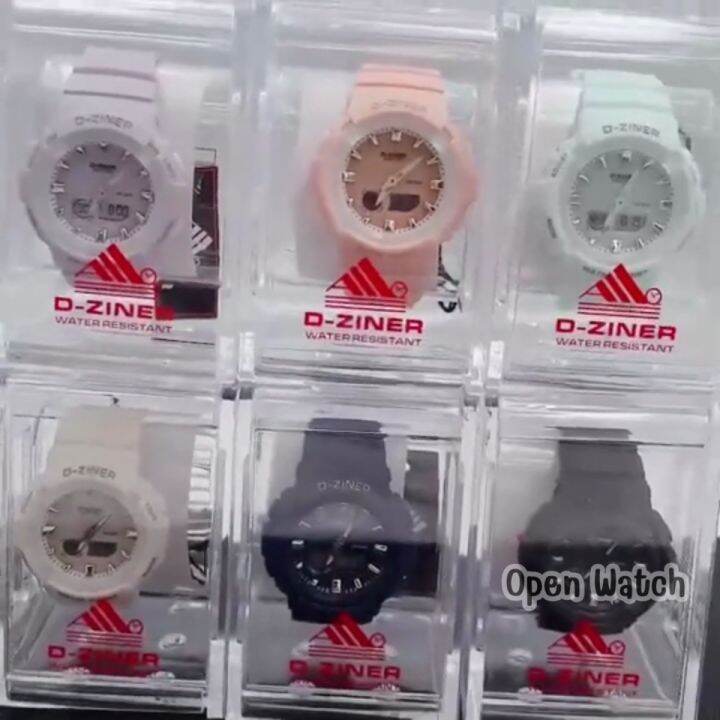 นาฬิกา ผู้หญิง แบรนแท้ D-Ziner(ดีไซน์เนอร์) พร้อมกล่องแบรนด์แถมฟรี ...