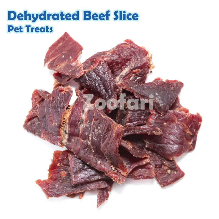 Handmade Dehydrate Pure Beef Slice Pet Treats/Makanan Ringan Daging ...