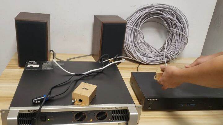 MuxBOXS BiDirectional Professional Balanced Audio Amplifier To RJ45 ...