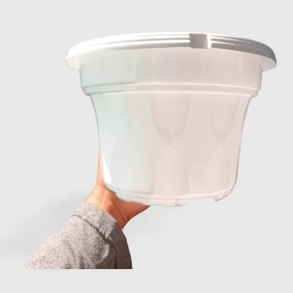 MDC- [ Garden Tools ] PASU BABA BABA SC-220 Pot White / Biodegradable ...