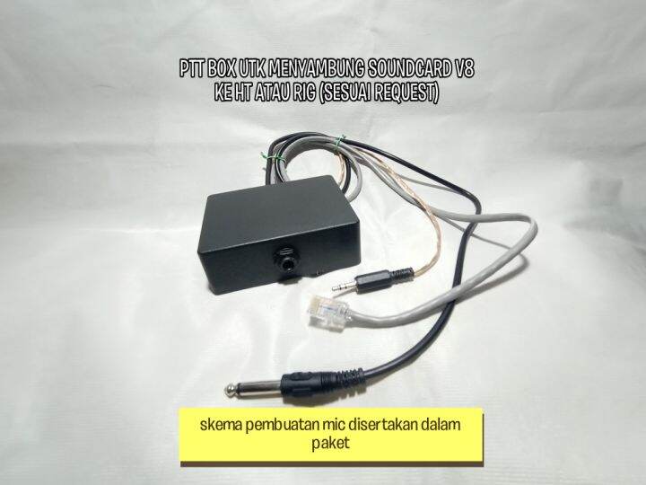 PTT BOX SOUNDCARD V8 PTT DI MIC | Lazada Indonesia