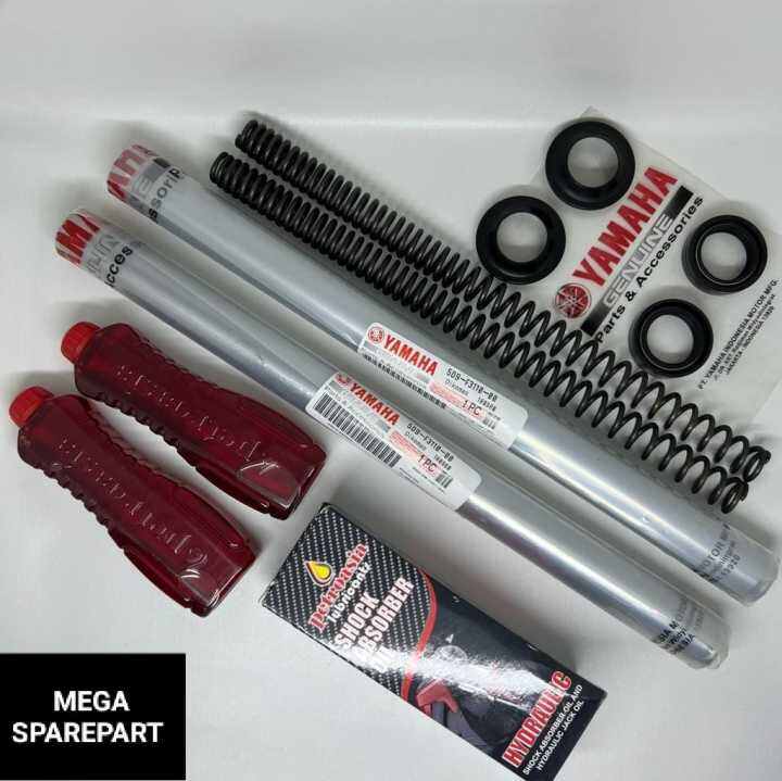 Paket As Shock Breaker Depan + Per Shock Motor Yamaha Vega ZR Vega RR ...