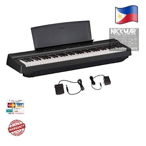 YAMAHA P121 73 KEY DIGITAL PIANO BLACK YAMAHA P 121B YAMAHA P121B ...