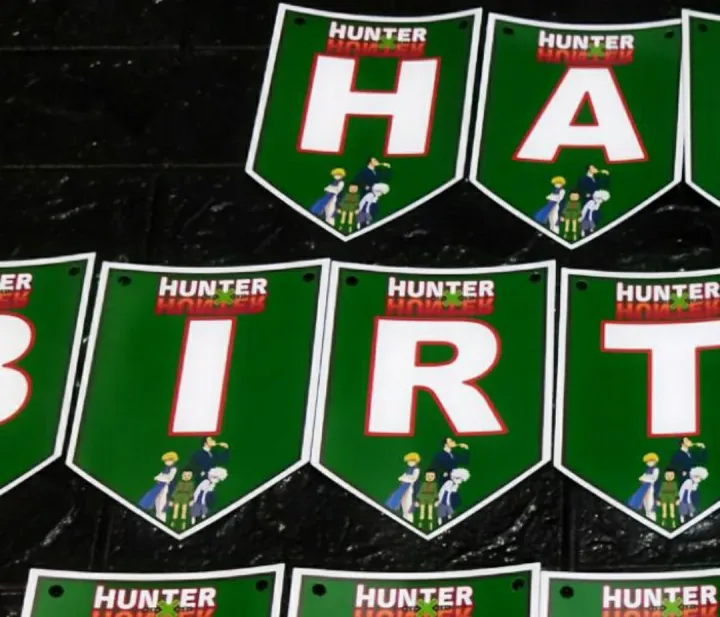 HUNTER X HUNTER PERSONALIZED PARTY BANNER | Lazada PH