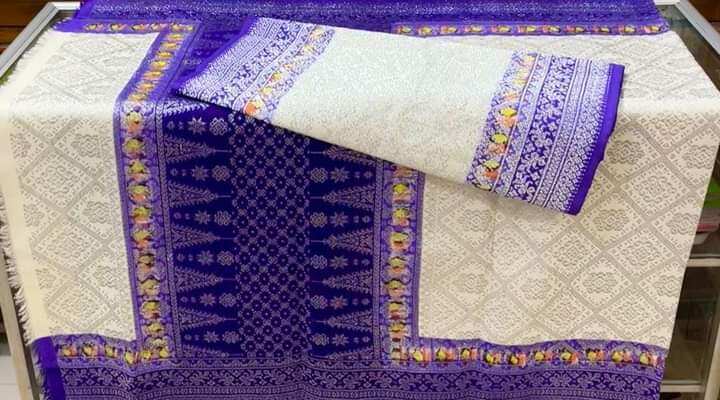 SONGKET PALEMBANG UNGU SILVER | Lazada Indonesia