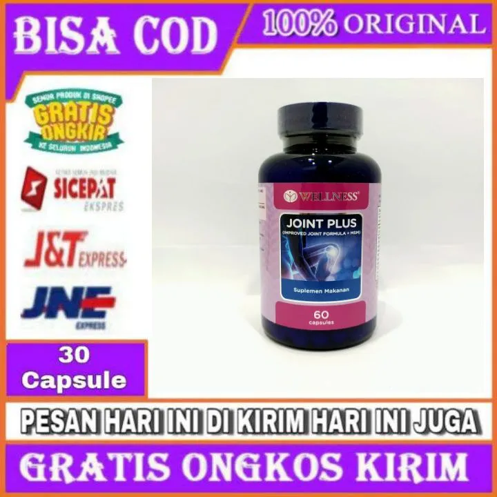 WELLNESS JOINT PLUS 60CAPSULES UNTUK PERSENDIAN OTOT-OTOT KEMASAN SUDAH ...
