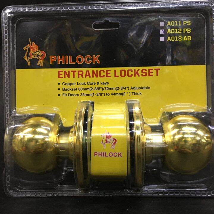 Entrance Lockset A012 PB | Lazada PH