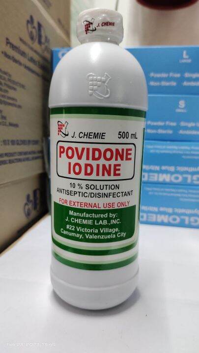 Povidone Iodine 10% Solution J.Chemie 500ml | Lazada PH