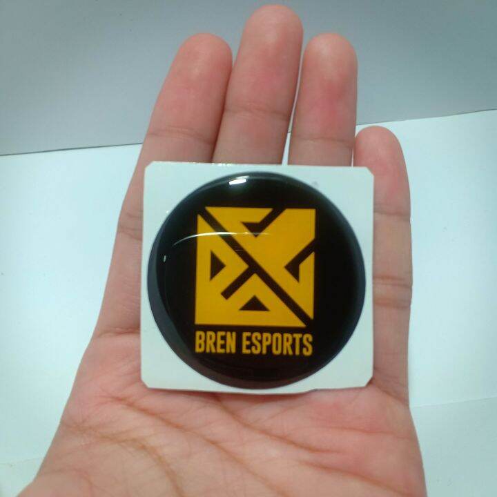 Emblem sticker timbul resin lentur logo Bren Esport | Lazada Indonesia
