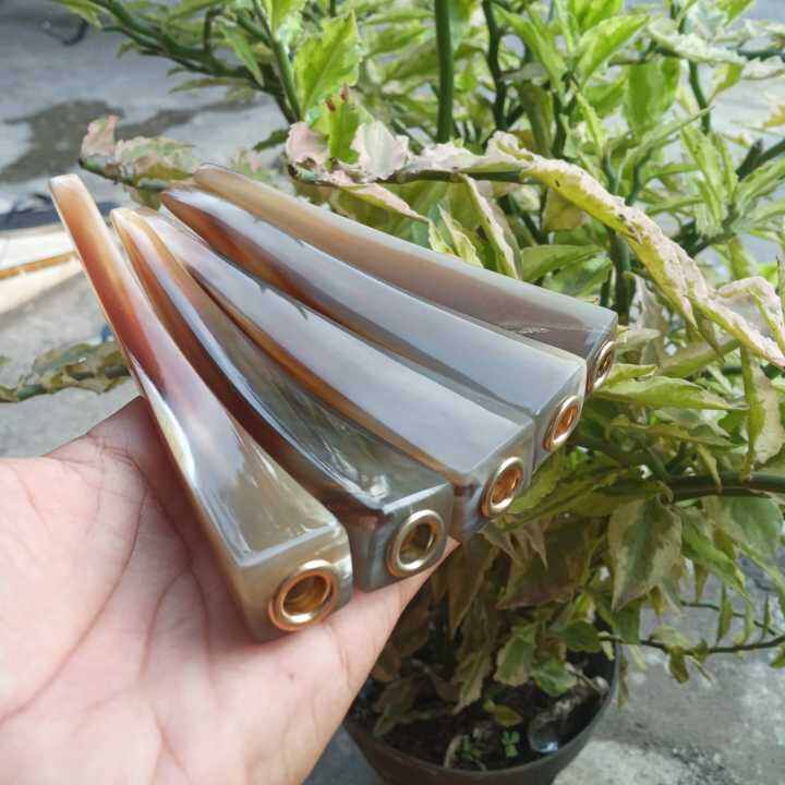 Pipa Rokok Tanduk Kerbau Bule Model Persegi Asli | Lazada Indonesia