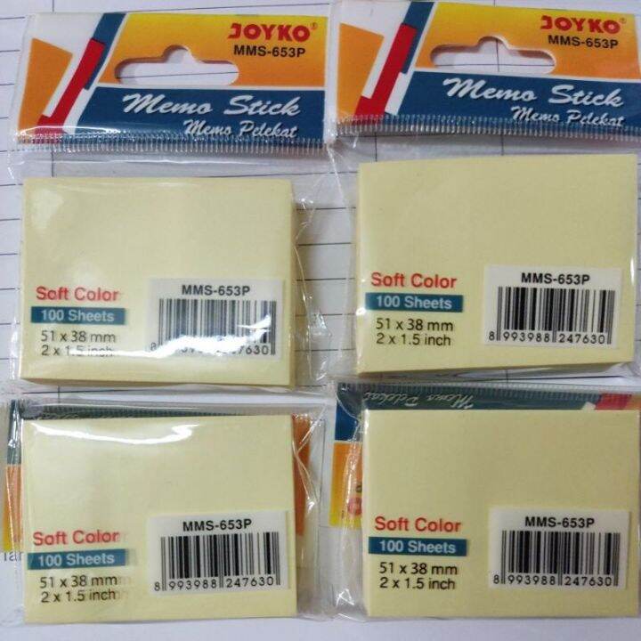MEMO STICK NOTE Joyko MMS-0653 | Lazada Indonesia