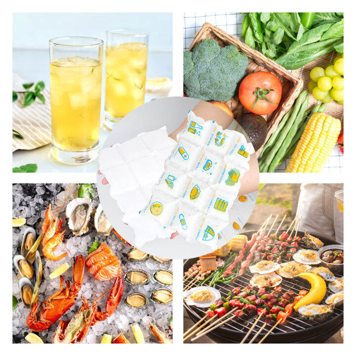 Gel Ice Bag Re-freezable Leak Proof Refrigerant Pack Non Toxic Ice ...