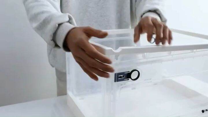 120L Stackable storage bins with lids Large storage bins with wheels ...