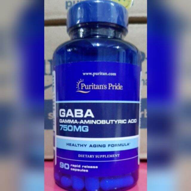 GABA 750mg 90 rapid release capsules EXPIRY: Jan. 2025 Puritan' Pride | Lazada PH