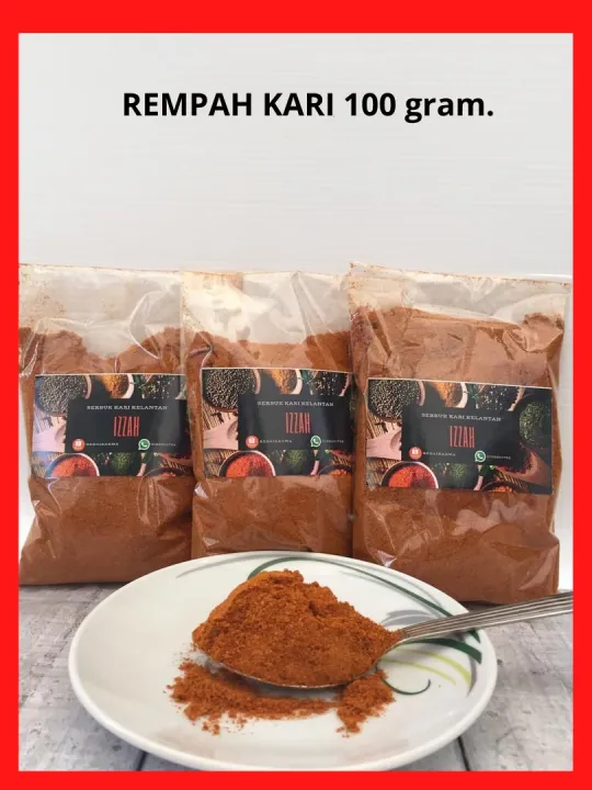 Rempah Gulai Asli Selising Kelantan Rempah Kari 100 gram | Lazada