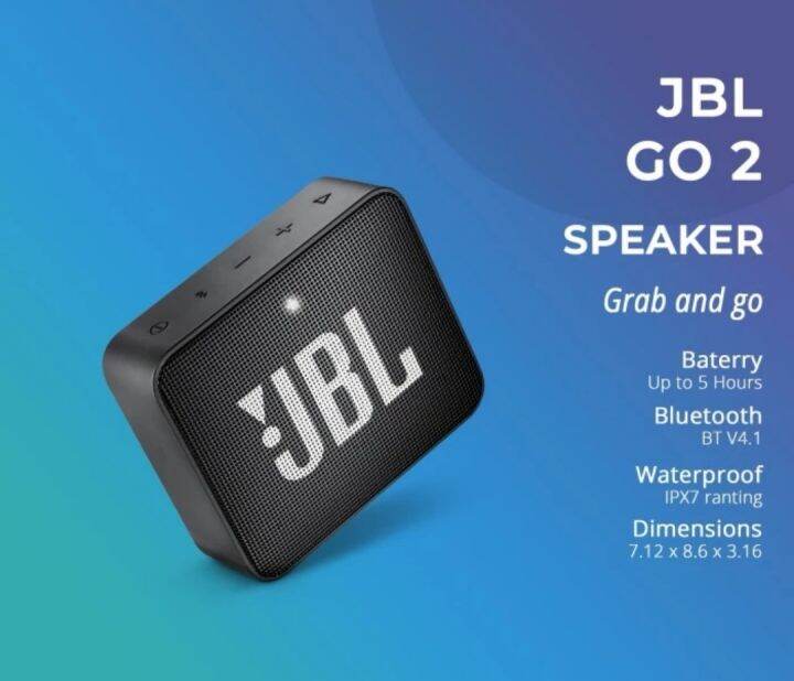 JBL Go 2 Portable Bluetooth Speaker | Lazada Indonesia