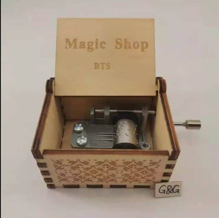 KPOP Merchandise Shop BTS Spring Day Magic Shop Zero Oclock Microkosmos Blue and Grey Wooden ...