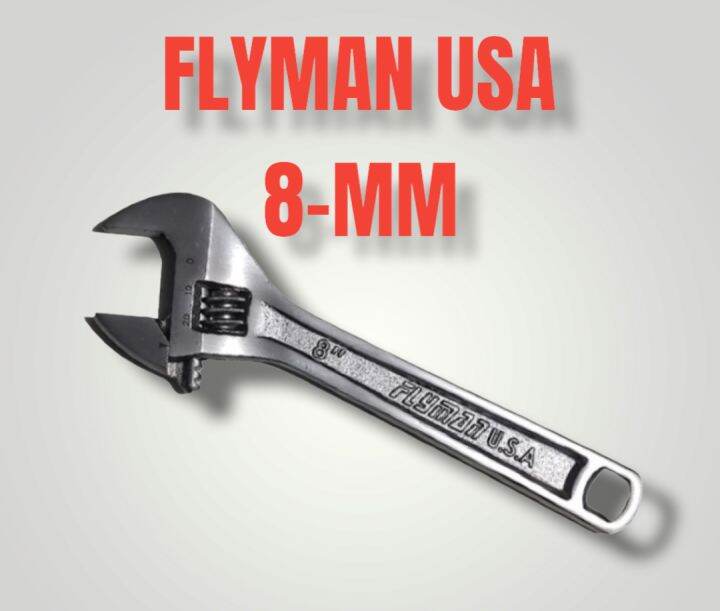 Ajustable Wrench 8-mm Flyman Usa Heavy Duty | Lazada PH