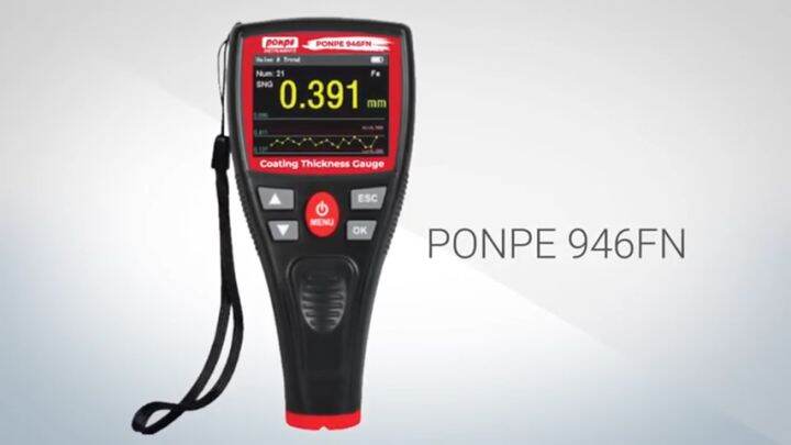 PONPE 946FN MINI DIGITAL COATING FILM IRON THICKNESS GAUGE[ของแท้ จำหน่ายโดยตัวแทนแต่งตั้ง ...