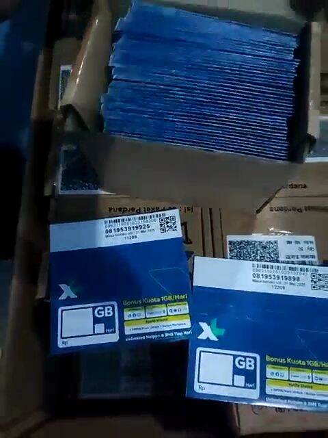 Kartu Perdana XL Siap Pakai 1box isi 50pcs | Lazada Indonesia