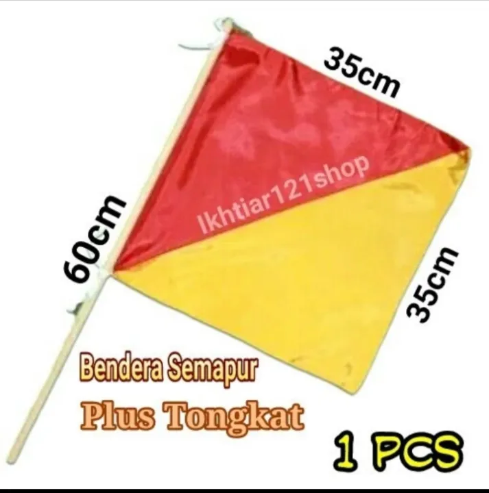 Bendera semapur Pramuka /Bendera semapor plus togkatnya 1 Pcs | Lazada ...