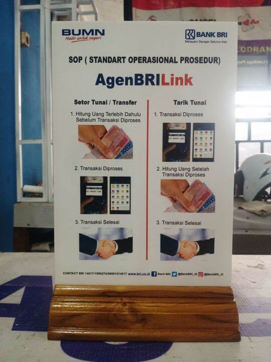 HIASAN MEJA AGEN BRILINK SOP AKRILIK | Lazada Indonesia